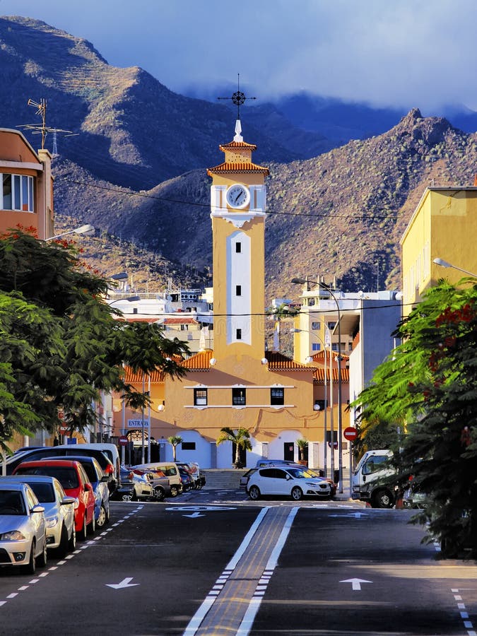 Santa Cruz de Tenerife stock image. Image of blue, architectural - 28422265