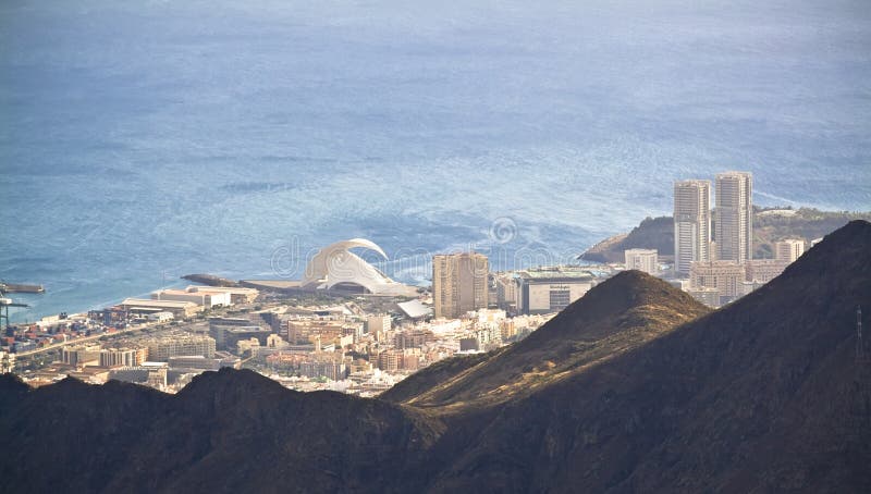 Santa Cruz de Tenerife stock image. Image of mountain - 3811051
