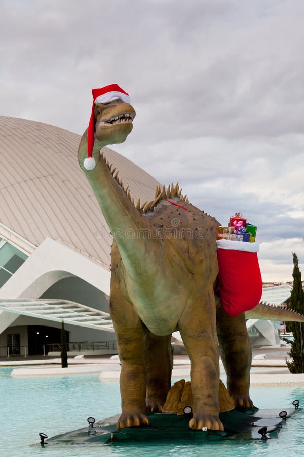 Santa Dinosaur editorial image. Image of water, outdoors - 27992145