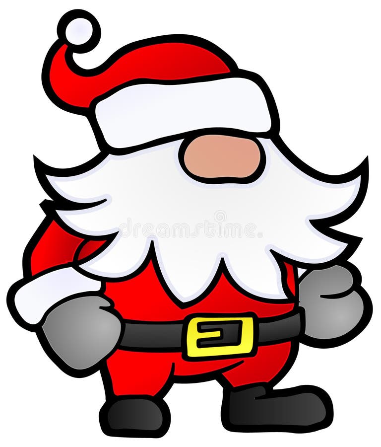 Santa Dwarf stock vector. Illustration of bearded, cartoon - 11784351