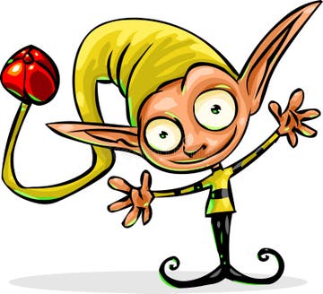 Santa Elf Helper stock illustration. Illustration of drawing - 1619076