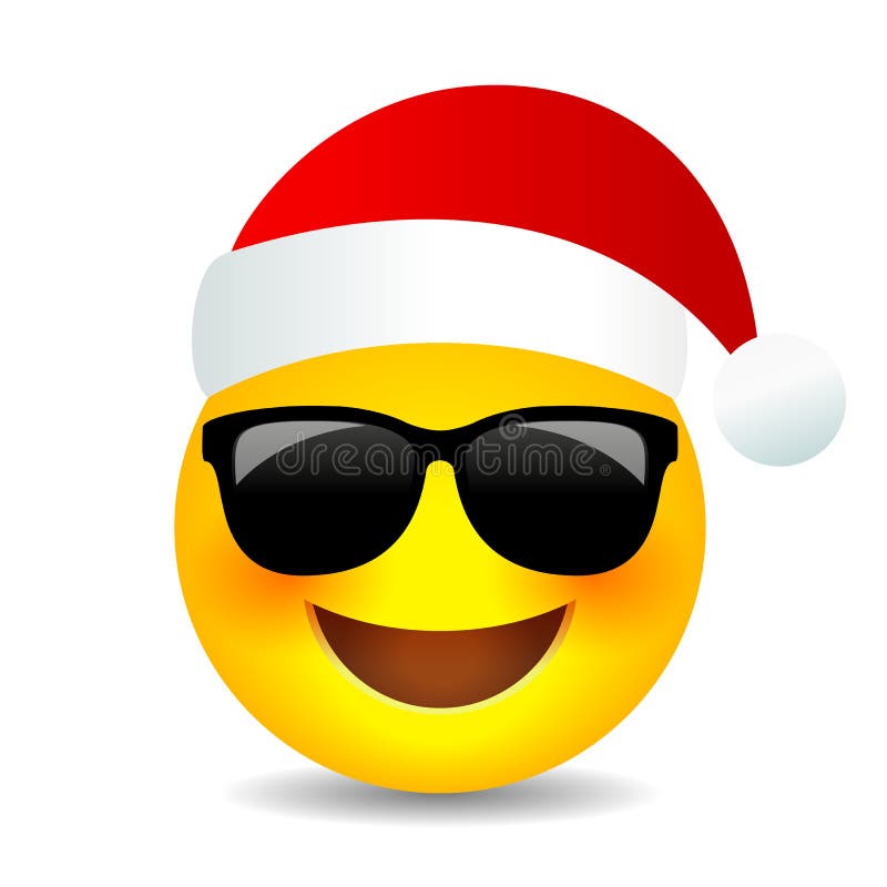 Santa Emoji Christmas Creator Vector Set. Santa Claus Smileys Character ...