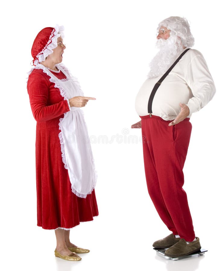 Santa en las escalas imagen de archivo. Imagen de vacaciones - 15967505