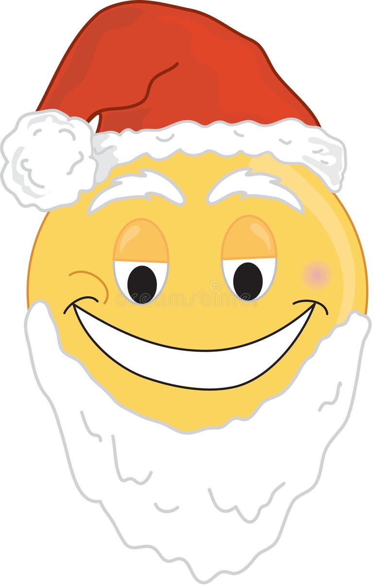 Face Santa Smiley Stock Illustrations – 1,518 Face Santa Smiley Stock ...