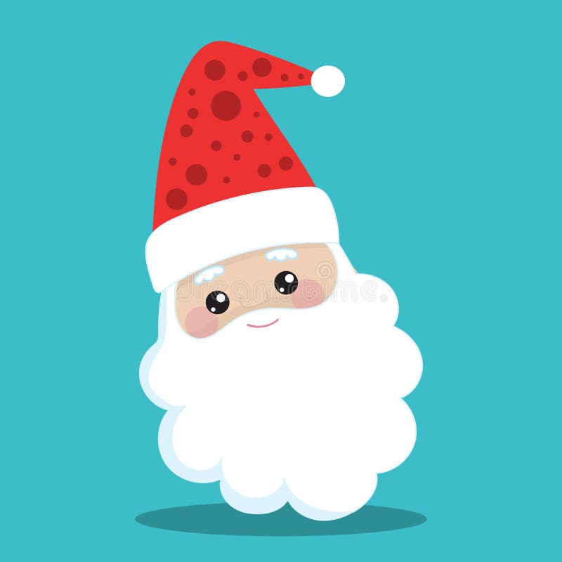 SANTA FACE COOL 11 stock vector. Illustration of cool - 197987939
