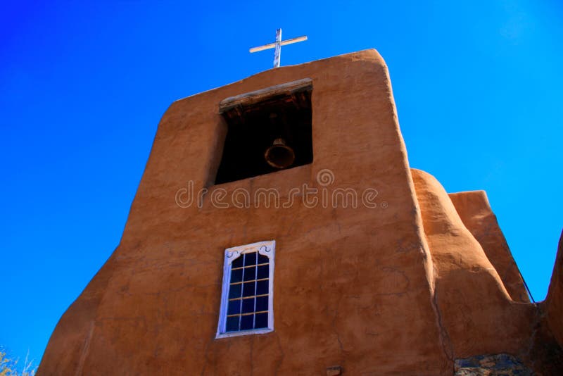 Santa Fe Church stock image. Image of mexico, southwest - 8985059