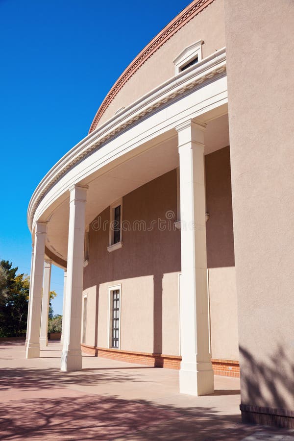 Santa Fe, New Mexico - State Capitol Building Stock Image - Image of ...