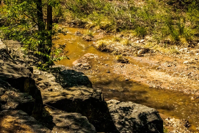 Santa Fe River in Spring stock image. Image of riverbank - 247442861