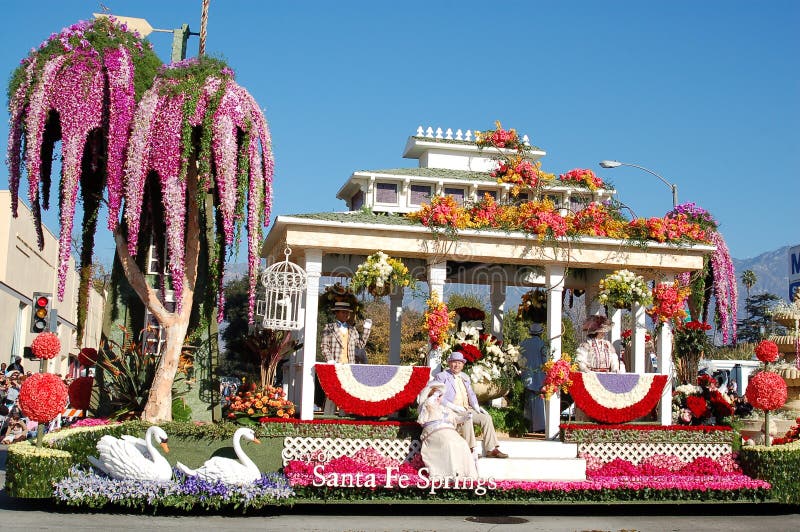 Santa Fe Springs Float Rose Parade Pasadena Editorial Photo - Image of ...