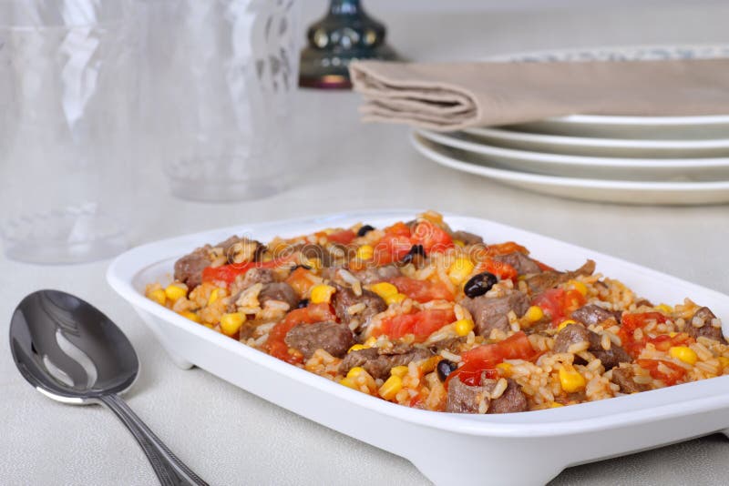 Santa Fe Style Beef stock image. Image of meat, tomato - 15884929