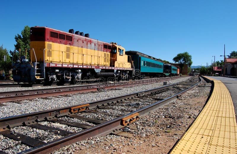 Yellow Train stock photo. Image of locomotive, engine - 15143954