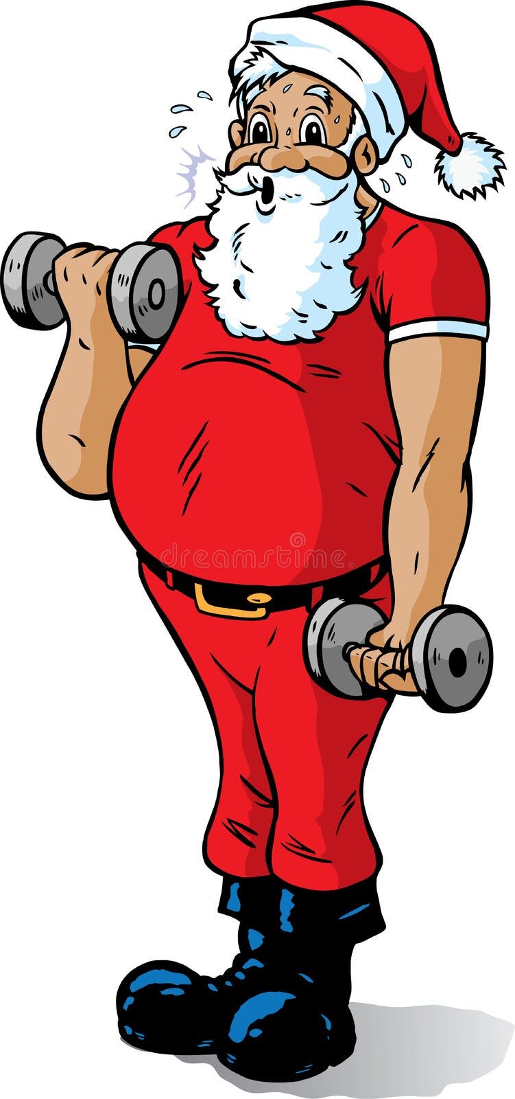 Santa Exercise Stock Illustrations – 2,375 Santa Exercise Stock ...