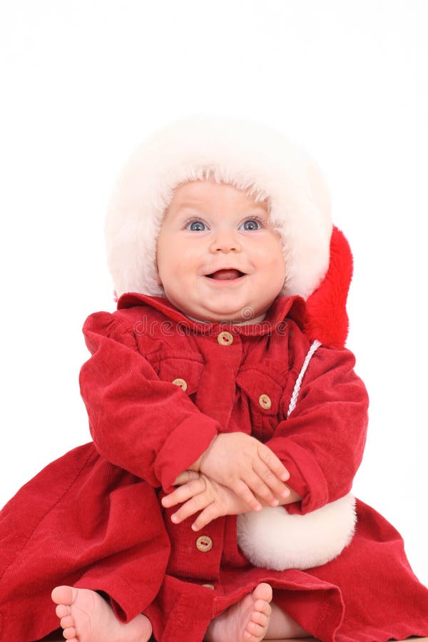 Santa girl stock image. Image of claus, santa, portrait - 3303855