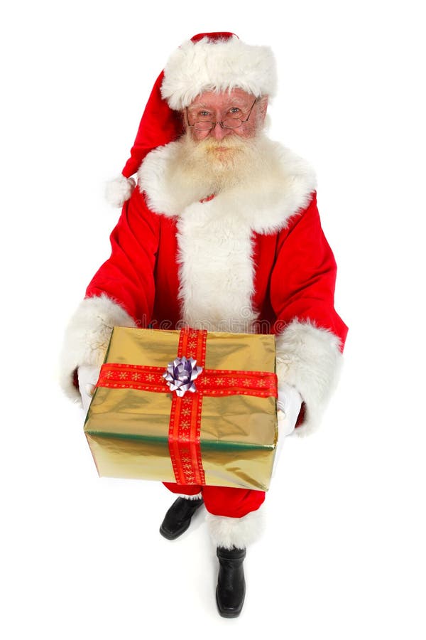 Santa bringing presents stock image. Image of loaded - 11905733
