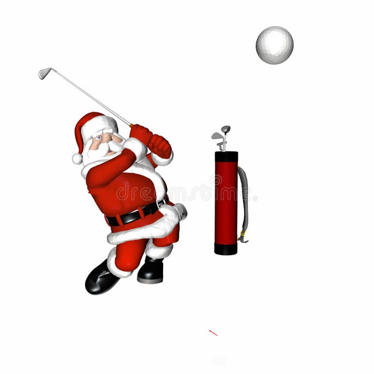Santa Golf Stock Illustrations – 310 Santa Golf Stock Illustrations ...