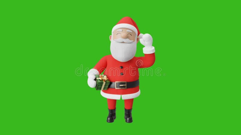 Santa green screen stock footage. Video of seamless - 271479256