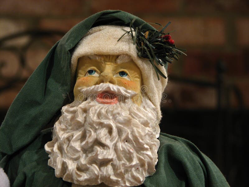 Santa in green suit stock image. Image of suit, iconic - 1585163
