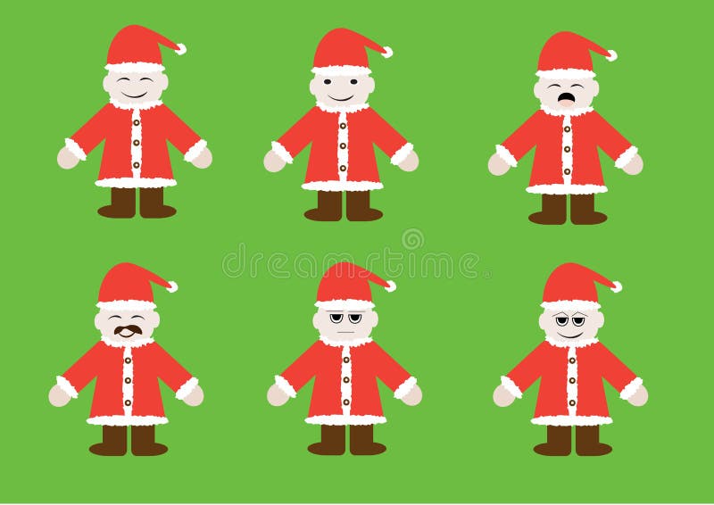 Santa guy stock vector. Illustration of christmas, year - 46940017