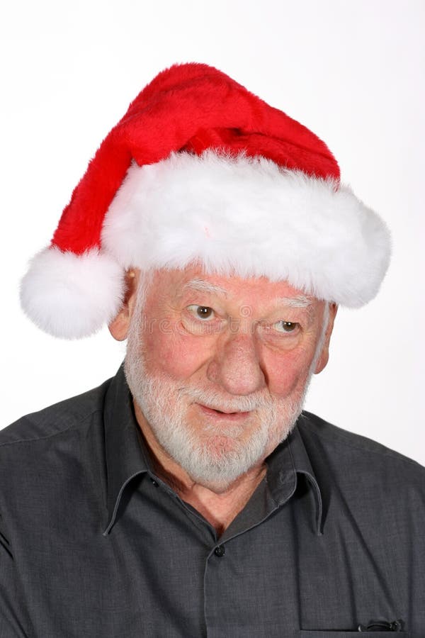 Santa with hat stock photo. Image of enjoyment, positive - 3786554