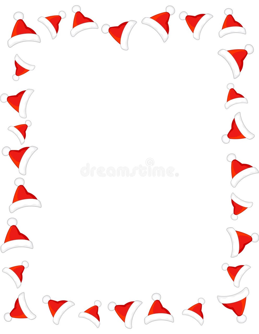 Christmas Santa Elf Border Stock Illustrations – 752 Christmas Santa ...