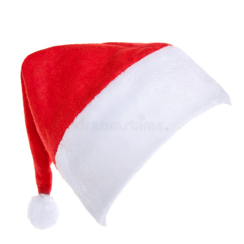 Santa Hat Isolated stock photo. Image of christmas, holiday - 27696450
