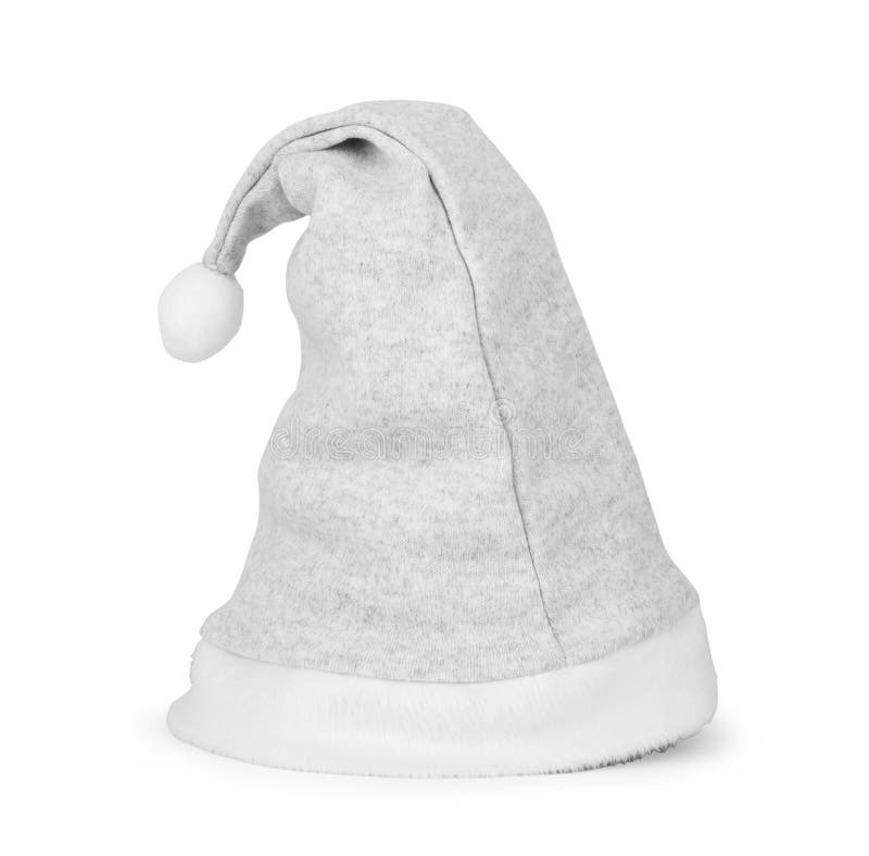 Santa Hat Isolated on White Background. Christmas Collage Stock Photo ...