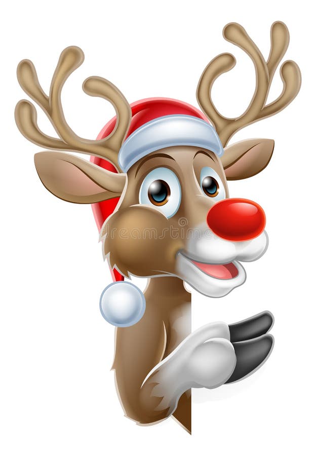 Funny Rudolf Santa Stock Illustrations – 490 Funny Rudolf Santa Stock ...
