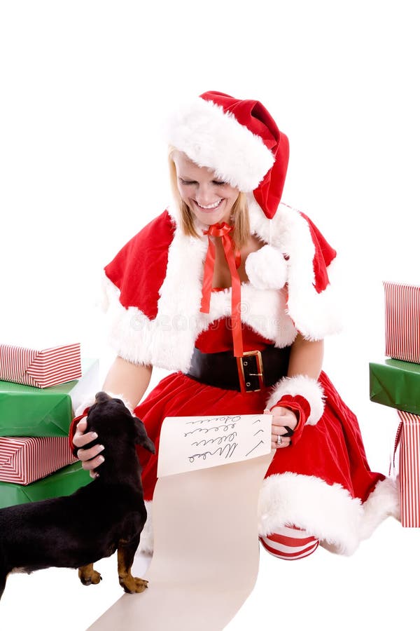 Santa Helper List Dog Stock Photos - Free & Royalty-Free Stock Photos ...