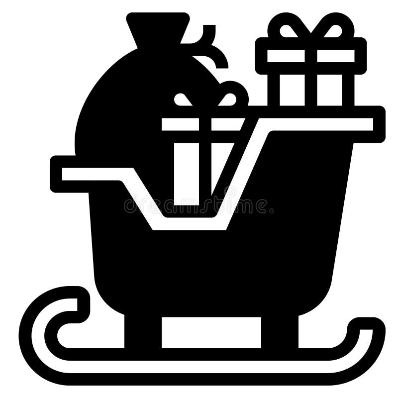 Santa icon solid vector stock vector. Illustration of claus - 261881186