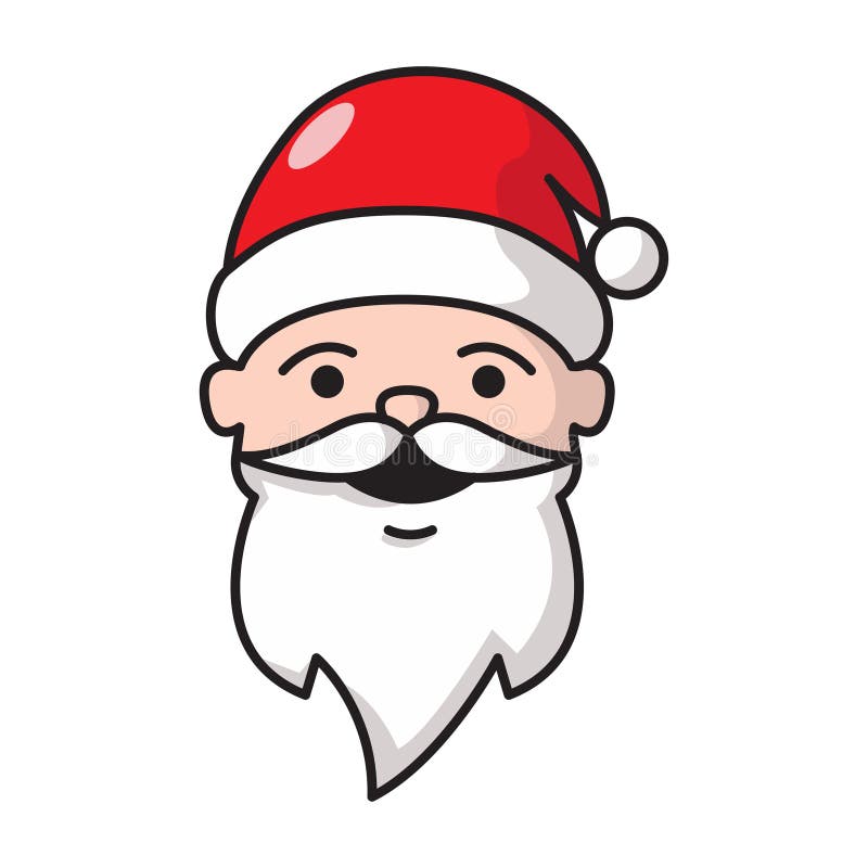 Santa icon vector stock illustration. Illustration of greeting - 313676767