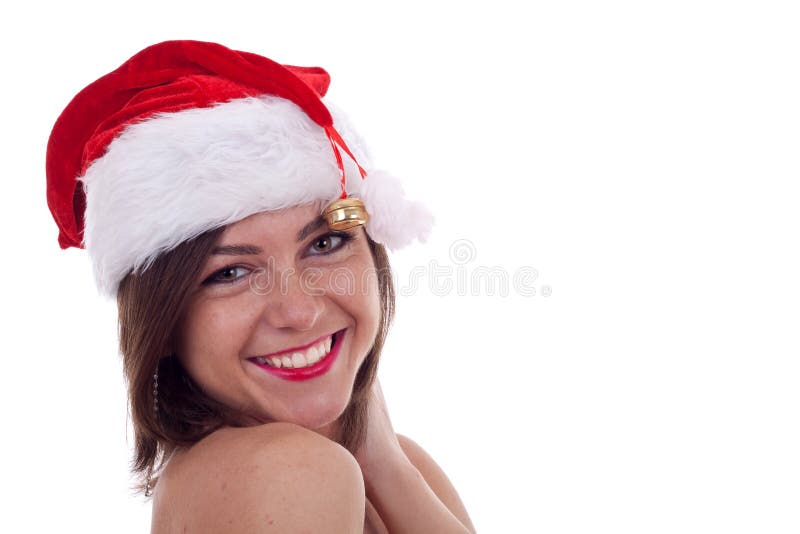 Santa lady stock image. Image of santa, adult, closeup - 17098641
