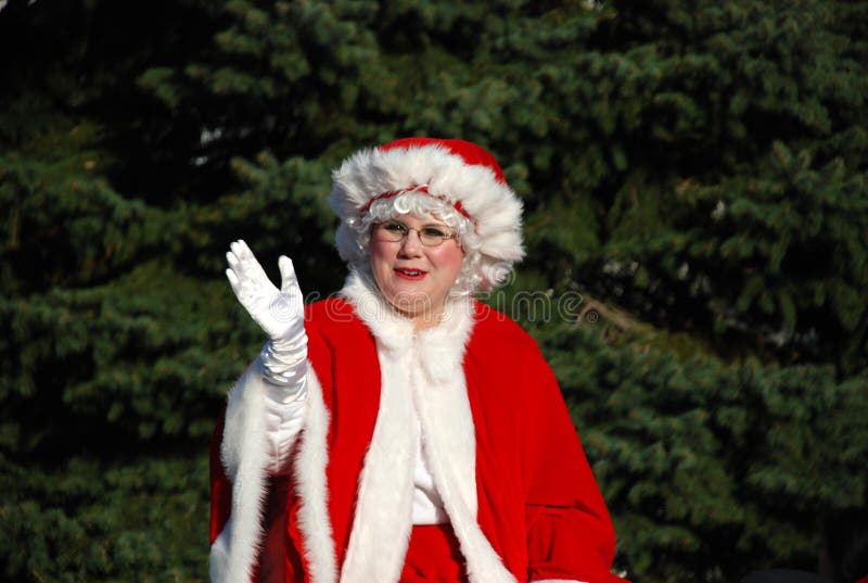 Santa lady editorial image. Image of vacations, christmas - 22001690