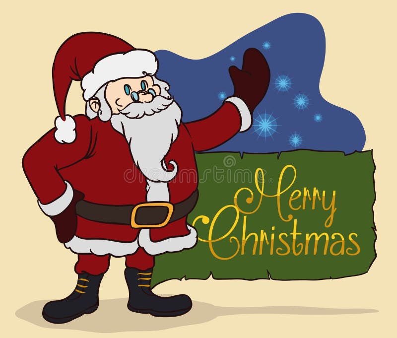 Set with Cute Santa Faces To Express Emotion during Christmas, Vector ...