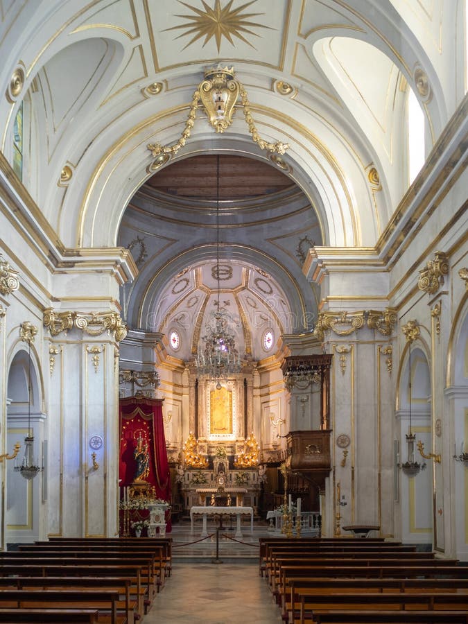 Santa Maria Assunta, Positano Editorial Stock Photo - Image of ...
