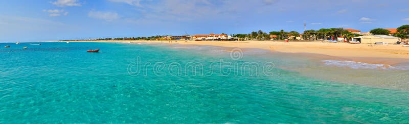 Santa Maria beach stock photo. Image of island, santa - 18589784