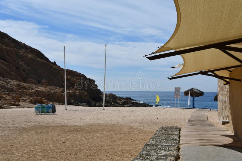 Santa Maria Beach (Playa Santa Maria) in Los Cabos, Mexico Stock Photo ...