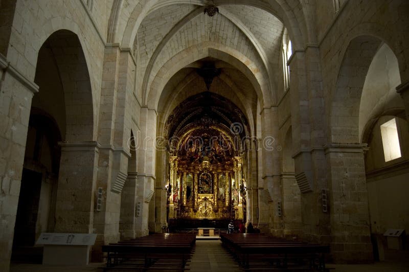 Santa Maria De Huerta Monastery Stock Photo - Image of altarpiece ...