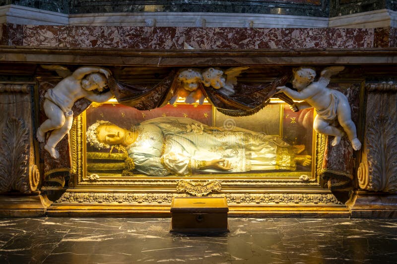 Santa Maria della Vittoria editorial stock image. Image of giovanni ...