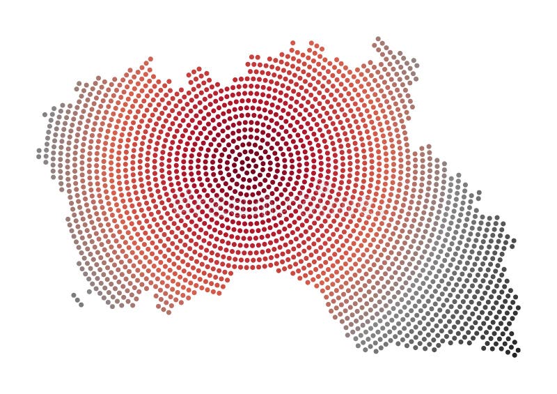 Santa Maria Island Dotted Map. Stock Vector - Illustration of globe ...