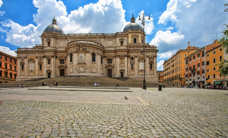 Santa Maria Maggiore, Roma, Imagen de archivo - Imagen de catedral ...