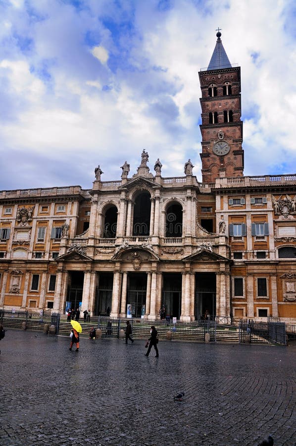 Santa Maria Maggiore, Rome editorial stock photo. Image of blue - 17518163