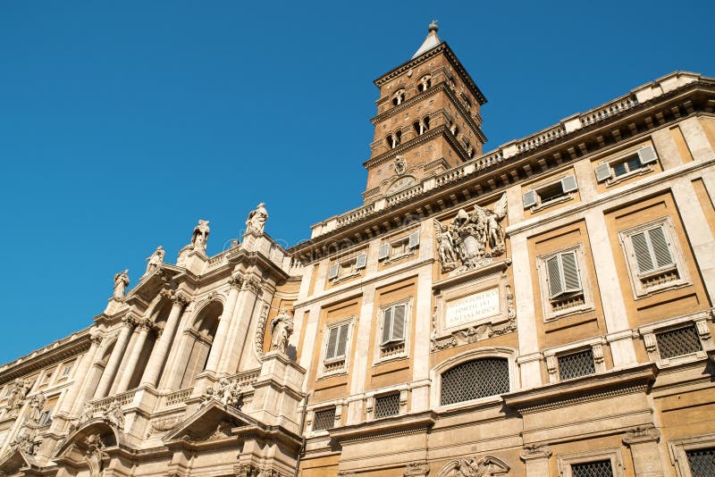 Santa Maria Maggiore (St. Mary Major) Rome Stock Image - Image of ...