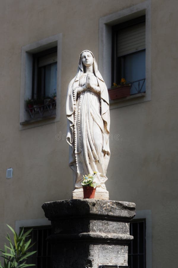 Santa Maria praying stock photo. Image of person, praying - 222789042