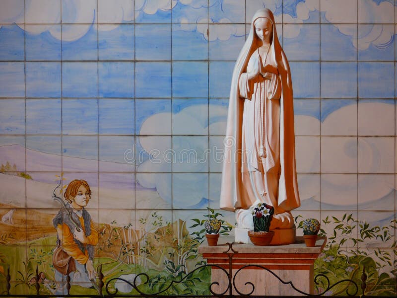 Santa Maria stock image. Image of fresco, cristian, artwork - 40999277