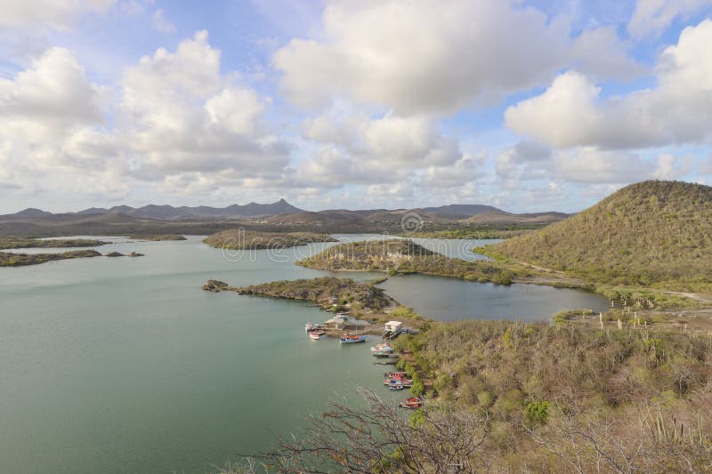 Santa Martha Bay View Point on Curacao Foto de archivo - Imagen de ...