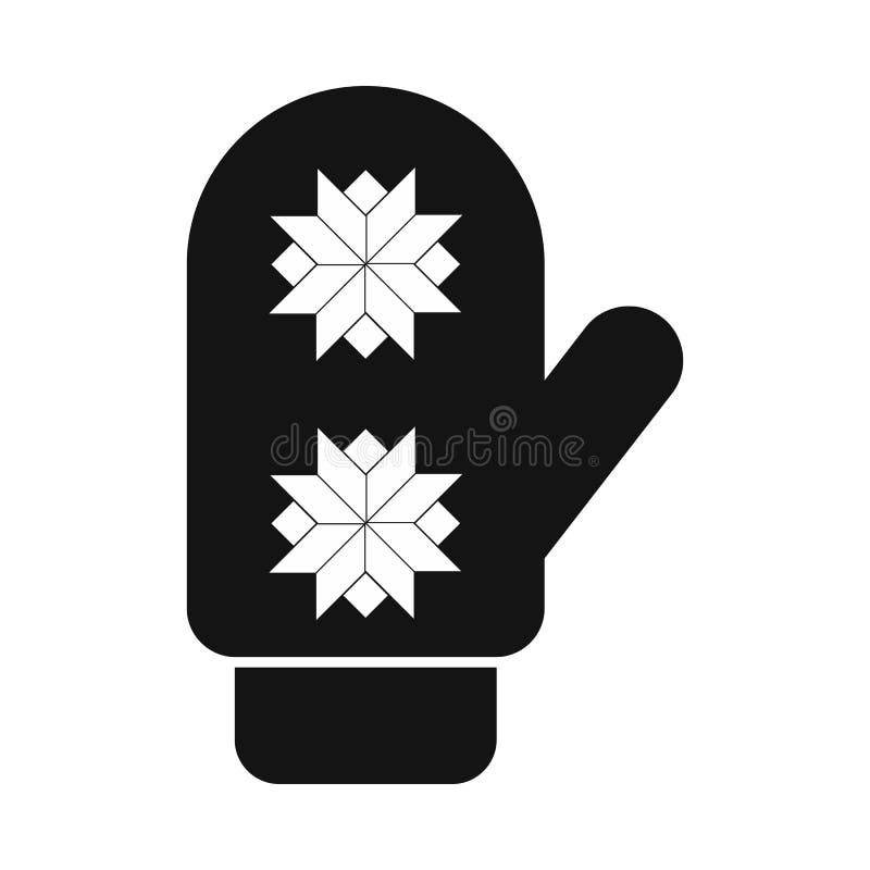 Santa mitten vector stock vector. Illustration of dress - 123622464
