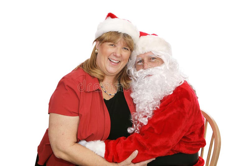 Santa & the Mrs stock image. Image of holiday, gloves - 3531663