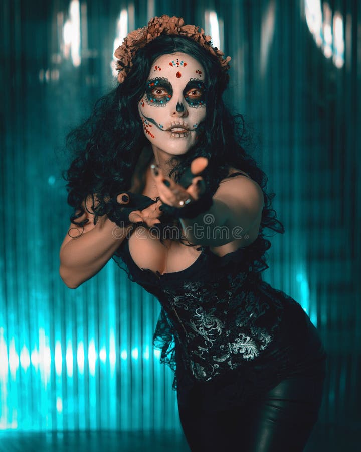 Santa Muerte Day Of The Dead Dia De Los Muertos Calavera Catrina