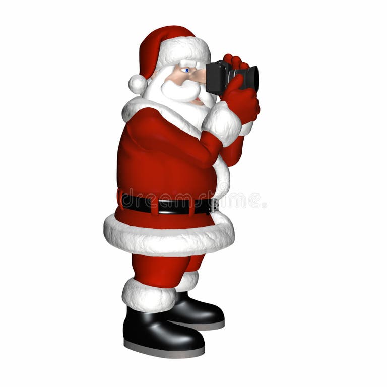 Santa Camera Stock Illustrations – 2,263 Santa Camera Stock ...