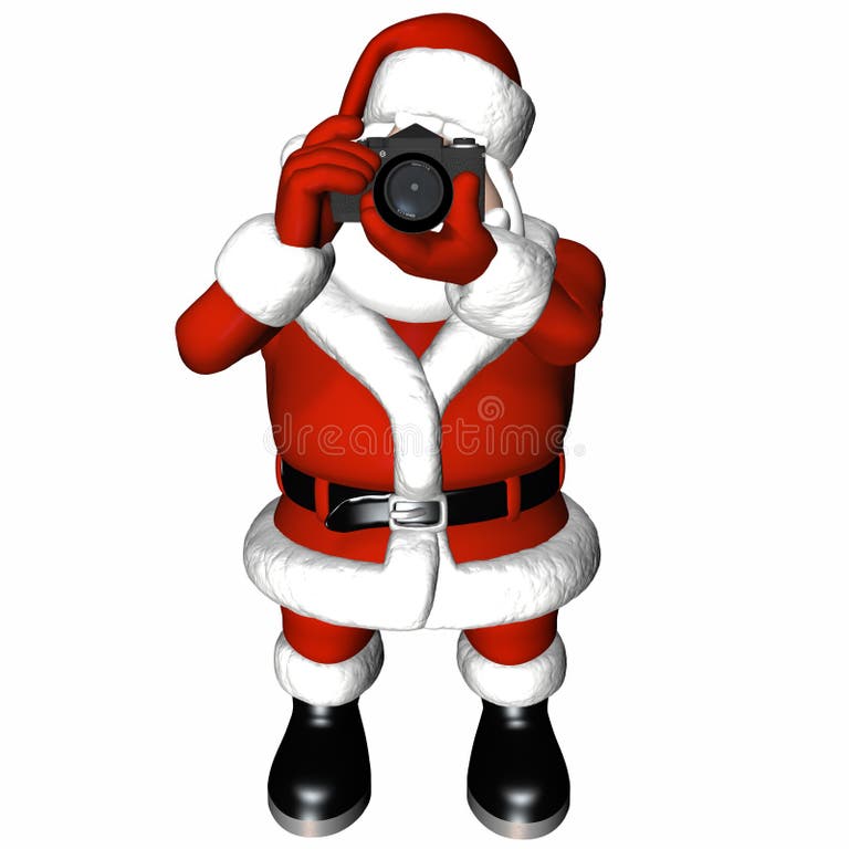 Santa Camera Stock Illustrations – 2,263 Santa Camera Stock ...
